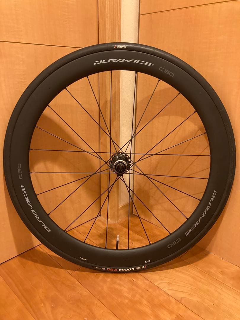 【美品】デュラエース　DURA-ACE WH-R9270-C50 タイヤ付