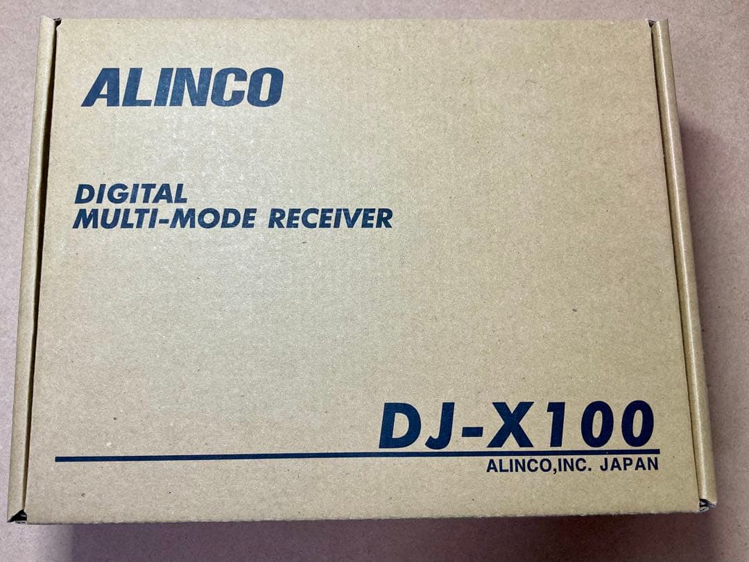 ALINCO DJ-X100広帯域無線受信機(受信範囲拡張改造済み)