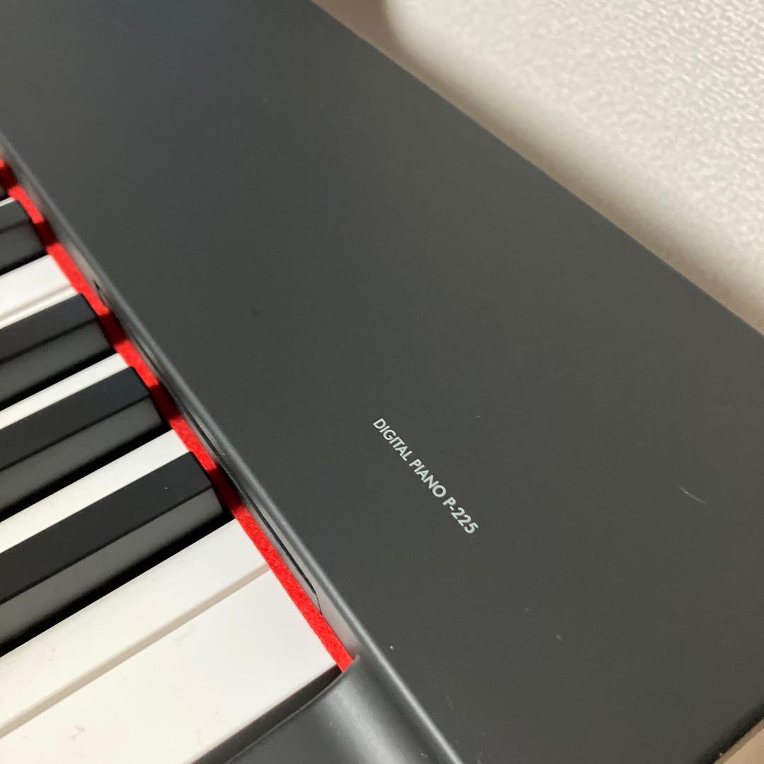【セット①】YAMAHA P-225 24年製 純正スタンド、３本ペダル、椅子付