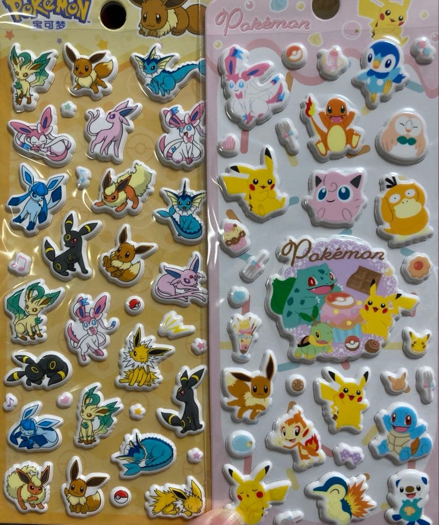 ポケモン ステッカーシール 海外正規ライセンス商品24枚入り