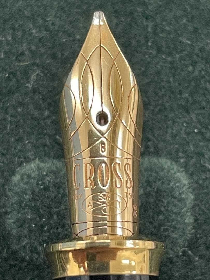 【未使用】CROSS クロス万年筆 18K 金張 ボールペン、シャーペンセット