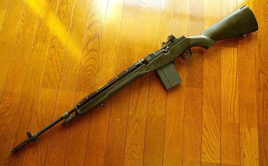 USライフルM14ファイバータイプODストックver 440連射マガジン付き