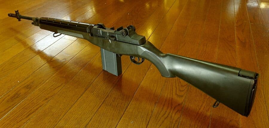 USライフルM14ファイバータイプODストックver 440連射マガジン付き