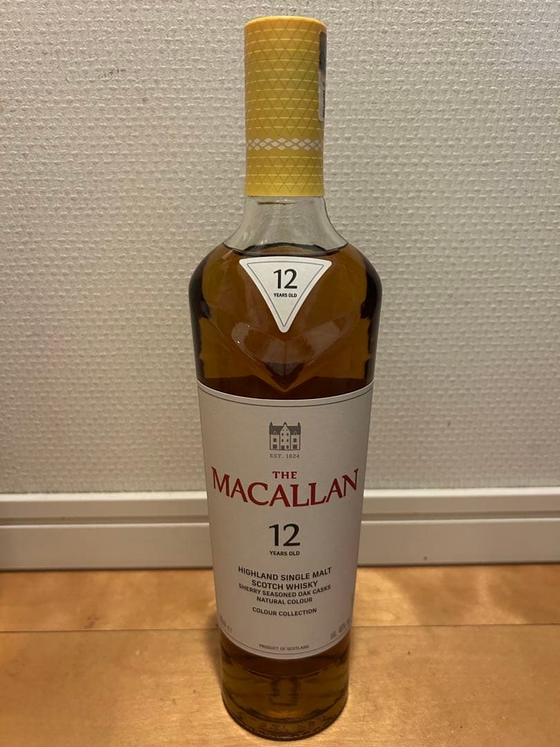 THE MACALLAN カラーコレクション12年、40度、700ml 、未開封