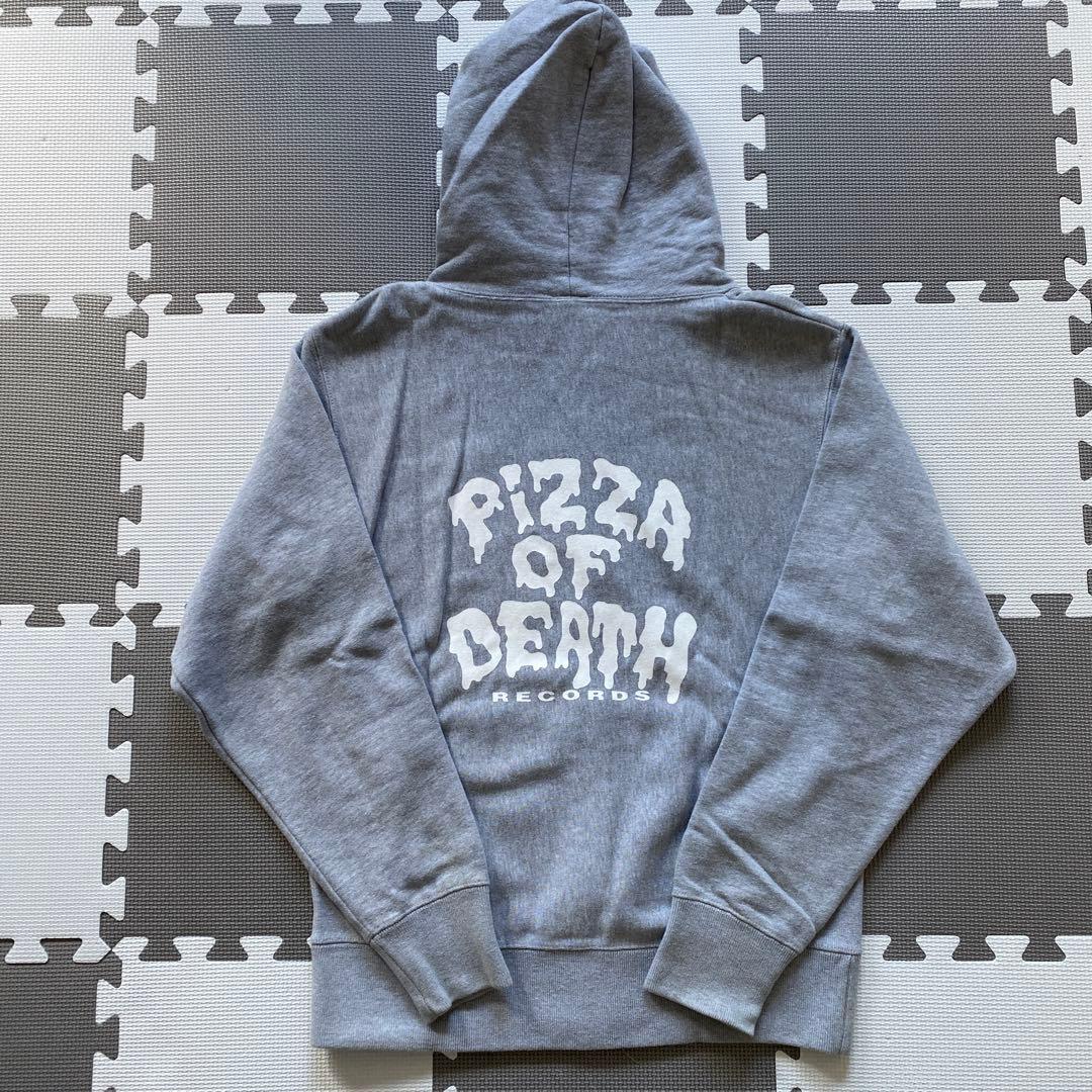 ★未使用！PIZZA OF DEATH ジップアップフーディ　グレー　M★