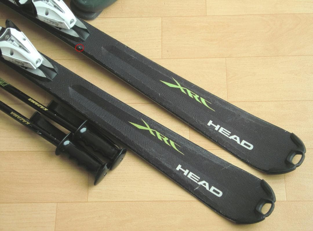 ■■送料無料■HEAD＋Hart■スキーフルセット■板142靴25■メンテ付■■