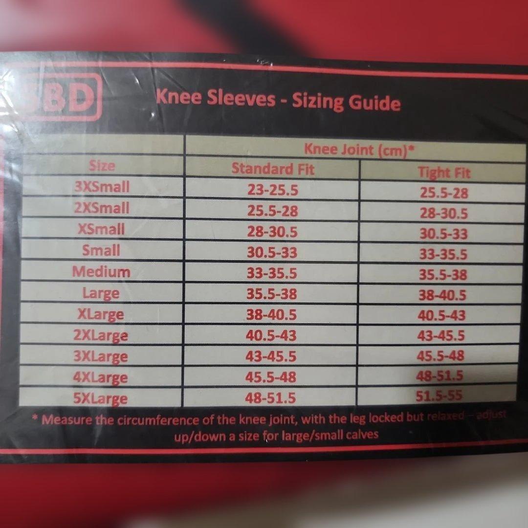 SBD Knee Sleeves Mサイズ レッド 限定品