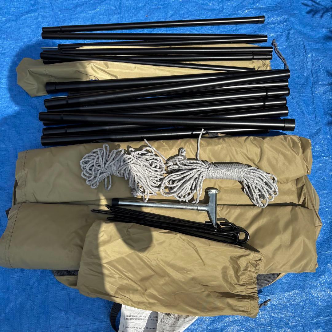 未使用　ほぼ新品　ユニフレーム　REVOタープ600