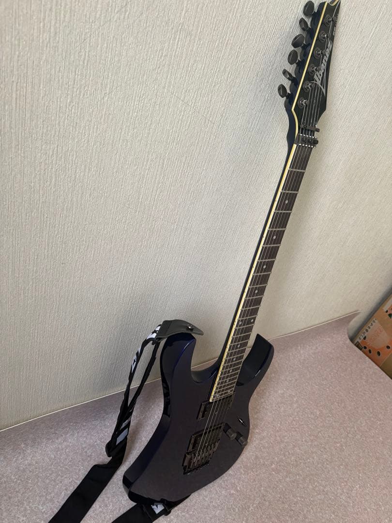 Ibanez エレキギター ダークブルー ストラップ付き　極美品・動作確認済み
