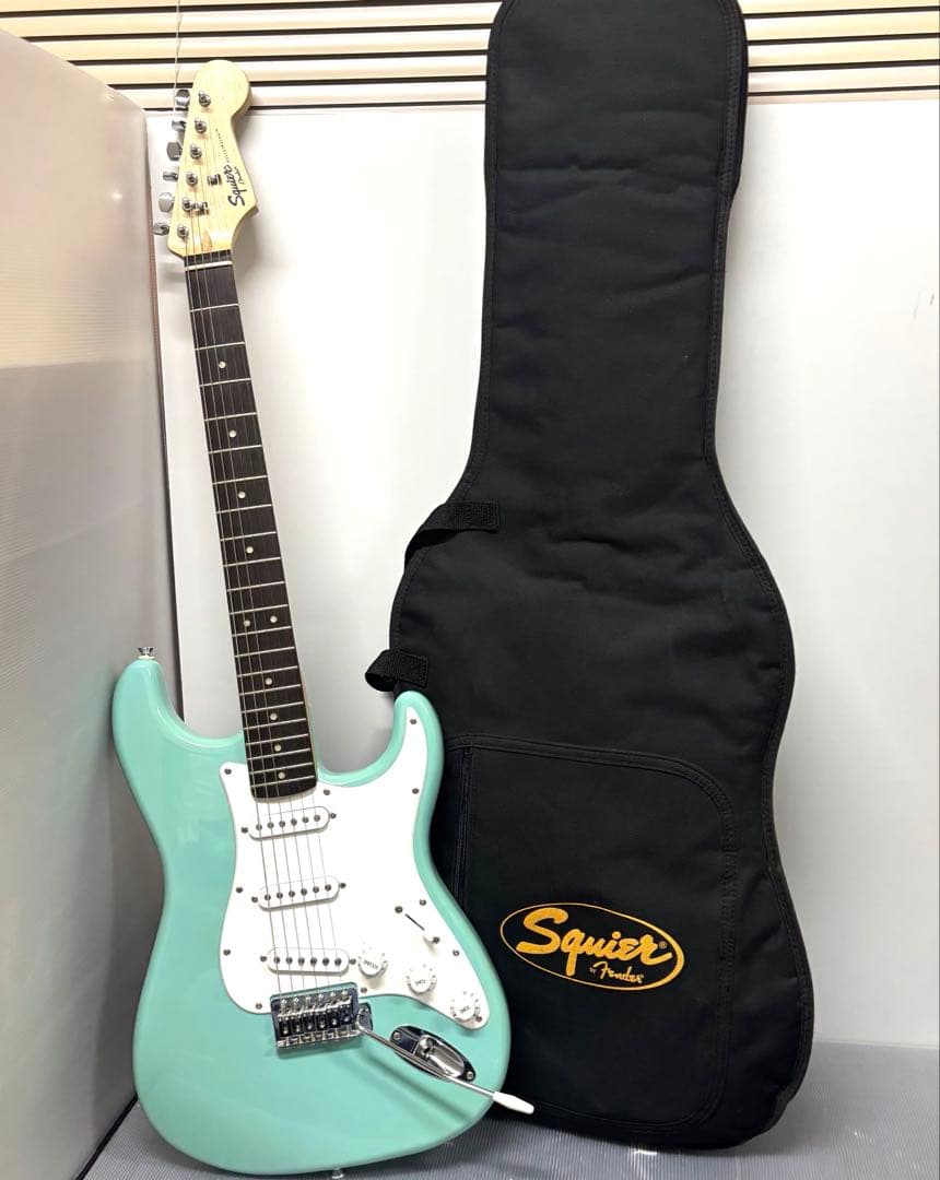 【美品】Squire BULLET STRAT 限定カラー サーフグリーン
