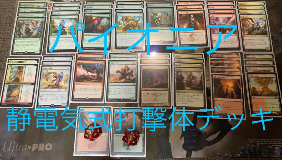 パイオニア　静電気式打撃体デッキ　マジックザギャザリング mtg