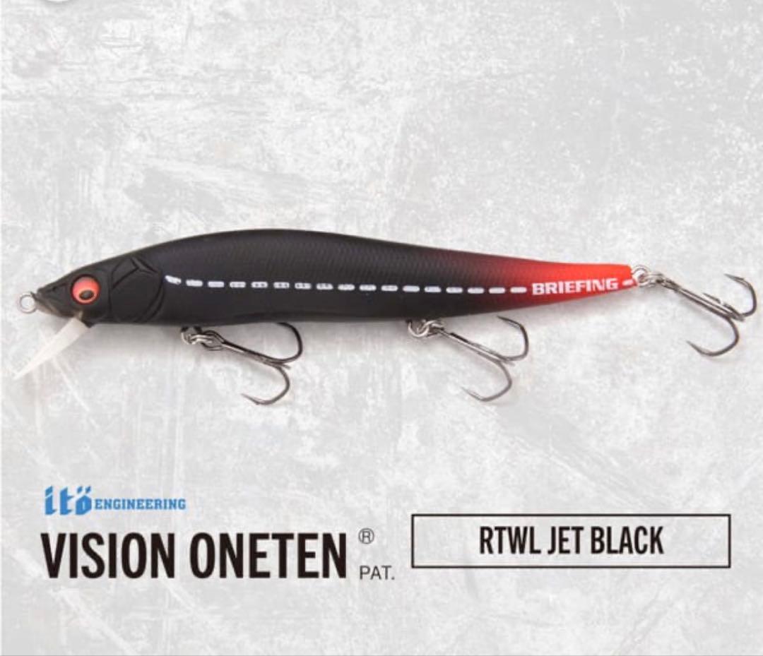 ルアー・フライ Megabass VISION ONETEN RTWL JET BLACK 3