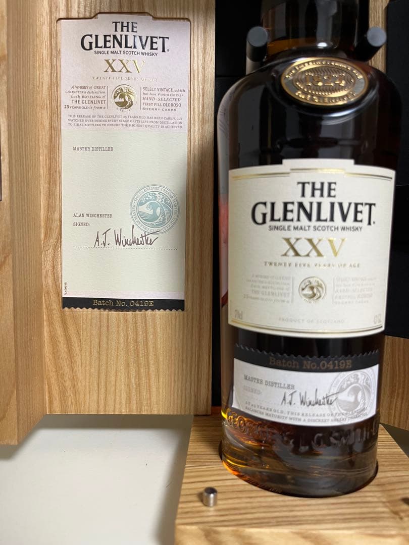 正規品 旧ボトル グレンリベット25年 glenlivet25