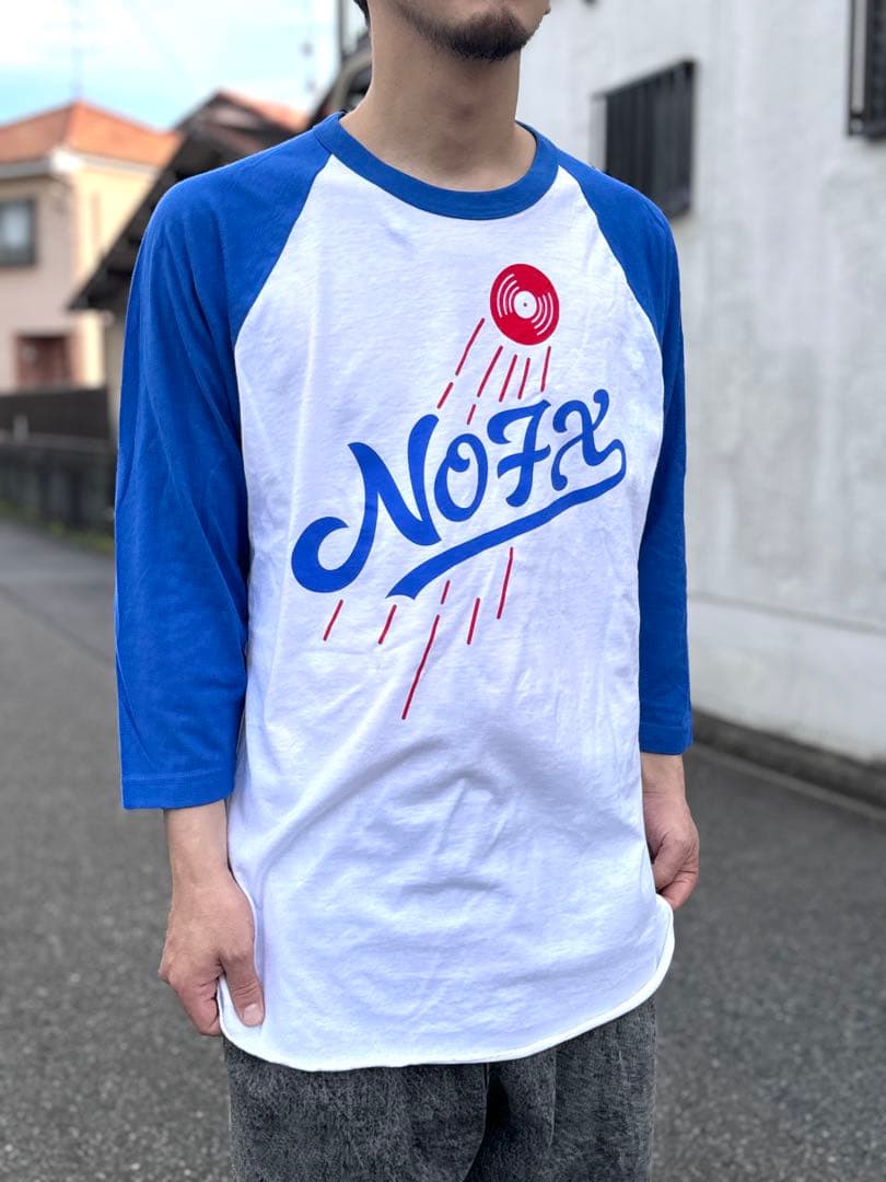 新品未使用 NOFX ラグランTシャツ Los Dodgers XLサイズ