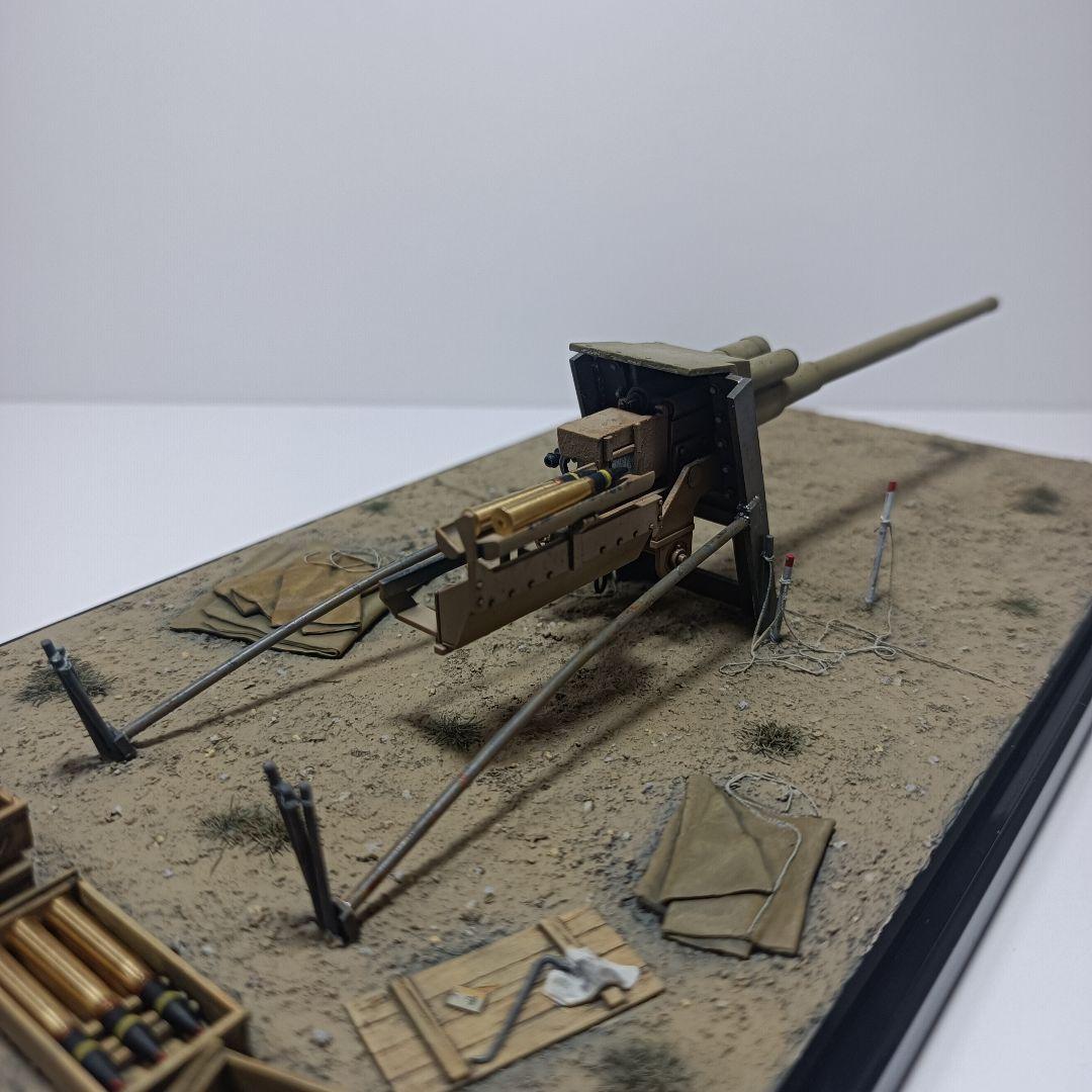 1/35 ファインモールド　五式中戦車チリ　五式七糎半戦車砲(長)I型　完成品