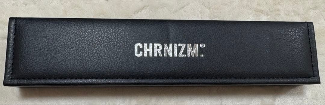 CHRNZIZM ブラックレザーベルト 箱付き