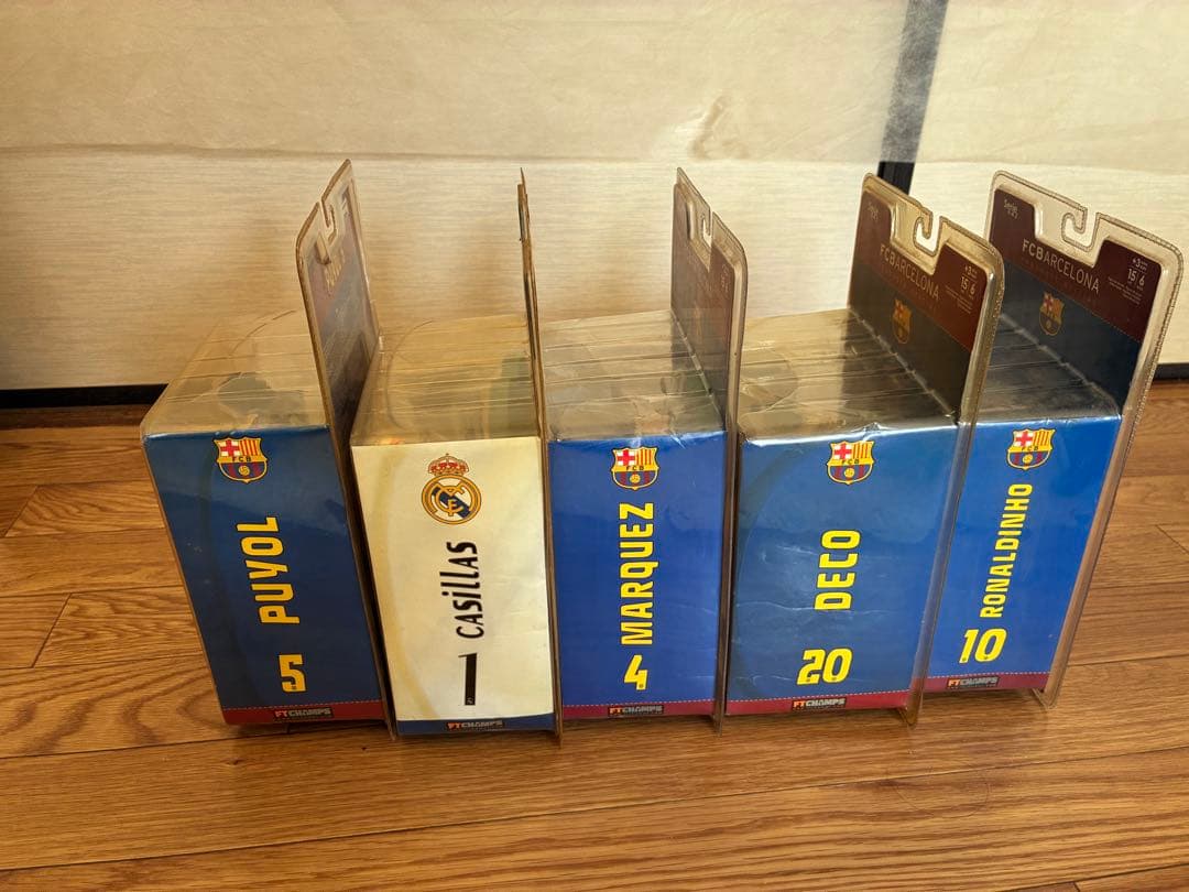 SS FC Barcelona Real Madridフィギュア 4体