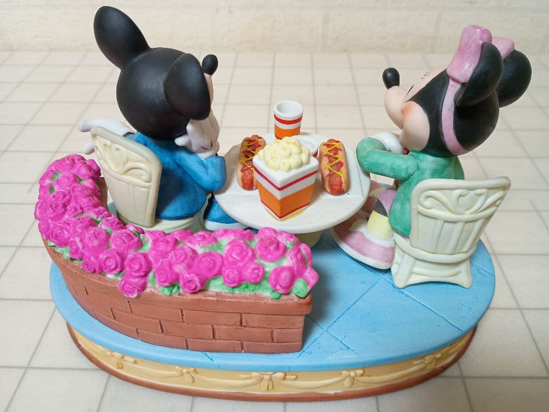 東京ディズニーランド　ミッキー ＆ ミニー　DISNEY LAND　置物　現状品