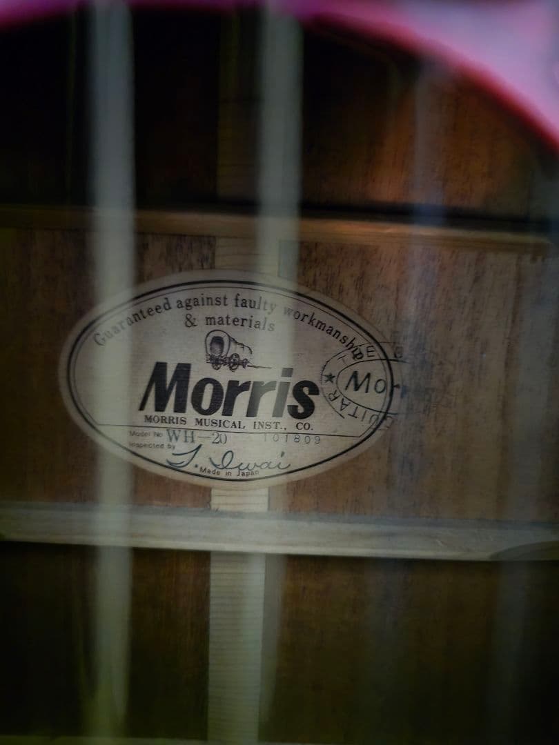Morris ヴィンテージアコースティックギター　ハミングバード