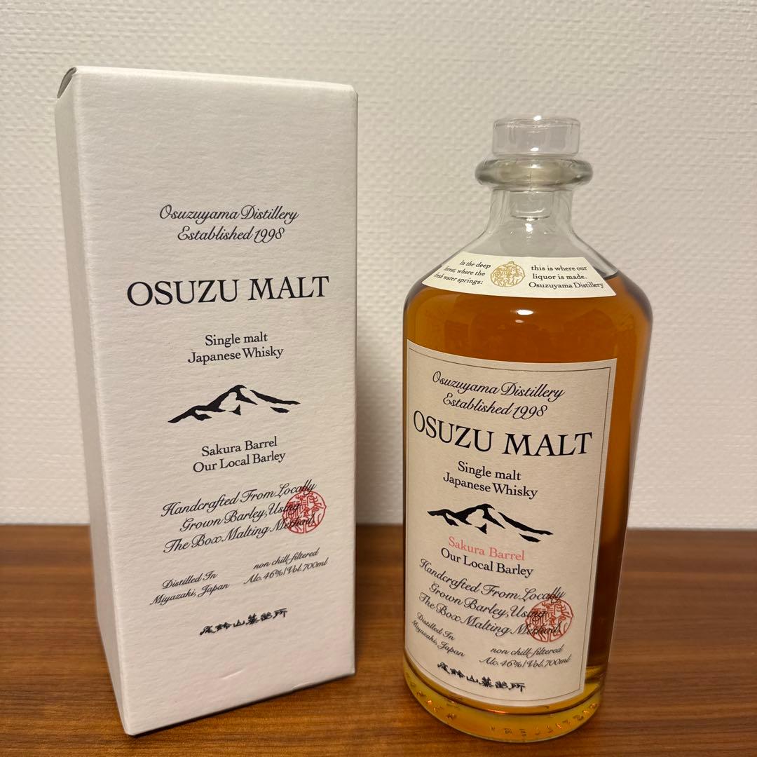 OSUZU MALT シングルモルトウイスキー 桜バレル 46%