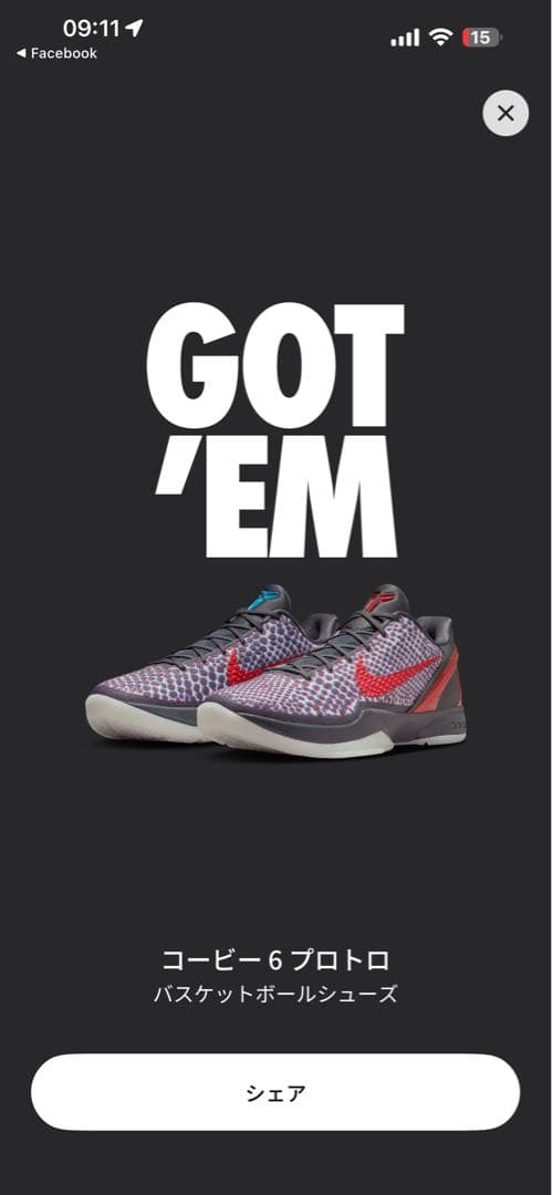 Kobe 6 3D コービー6