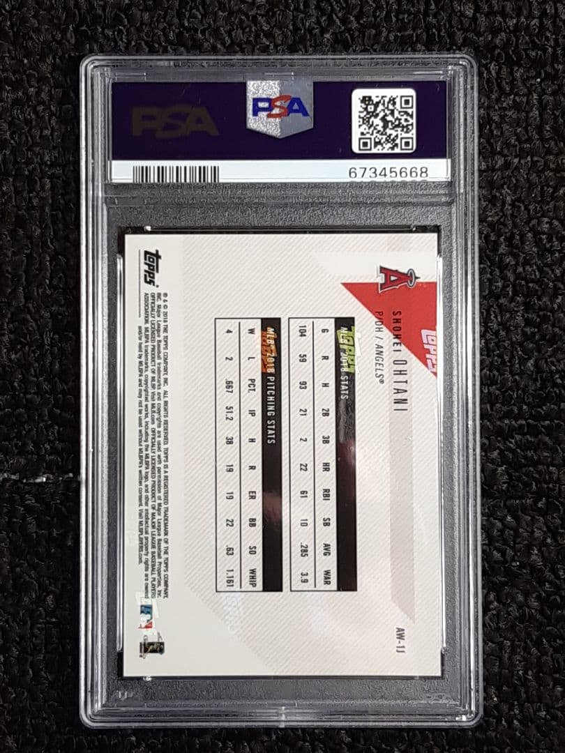 大谷翔平　psa10　2018　TOPPS NOW # AW－1J　日本版