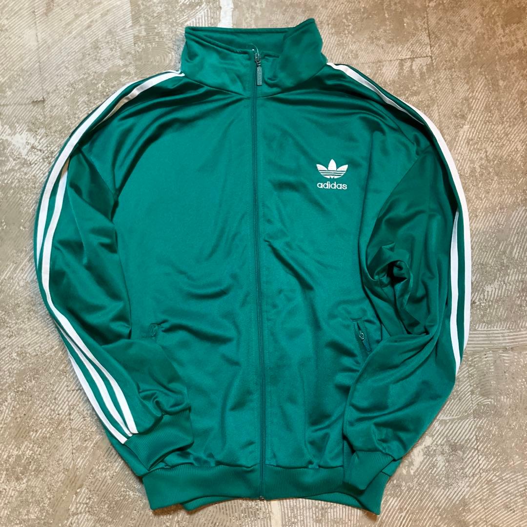 90s adidas トラックジャケット セットアップ グリーン アディダス