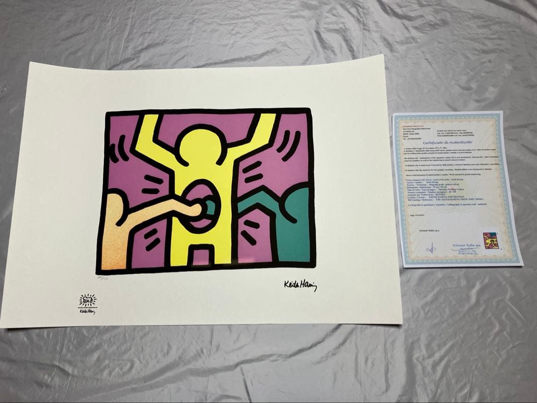 n*i様 限定150枚 キース・ヘリング （模写）KEITH HARING【送料