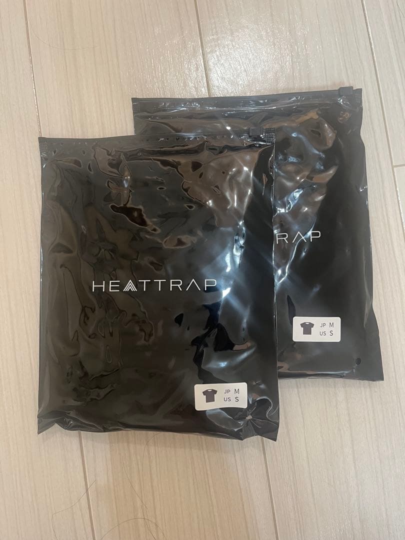 【新品未使用未開封】HEATTRAP ブラック Tシャツ　 Mサイズ　2枚セット