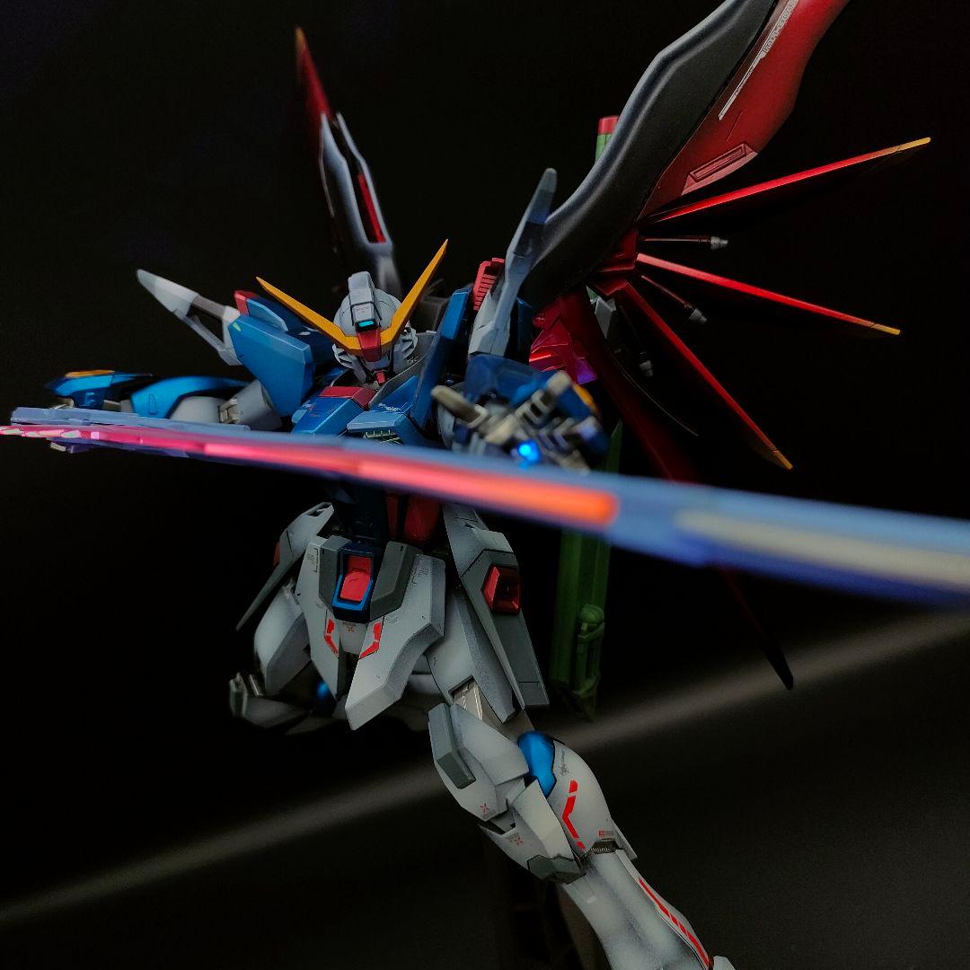 ガンダムSEED DESTINY　デスティニーガンダム　ガンプラMG 塗装完成品