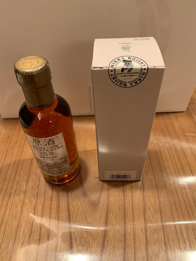 NIKKA 25年 シングルカスクウイスキー 180ml