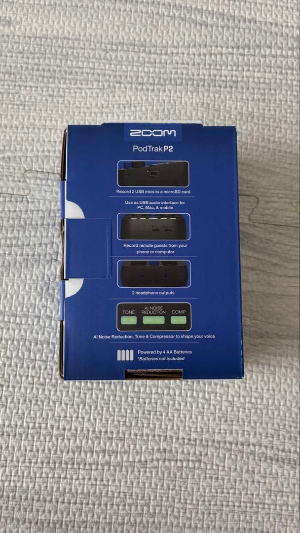 Zoom PodTrak P2 USBインターフェース