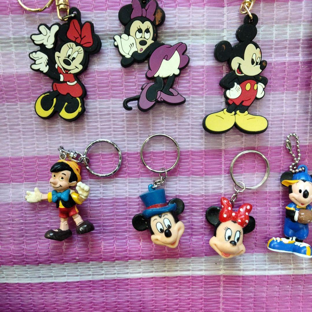 当時物　レトロ　ディズニー　キーホルダー　まとめ売り　24個