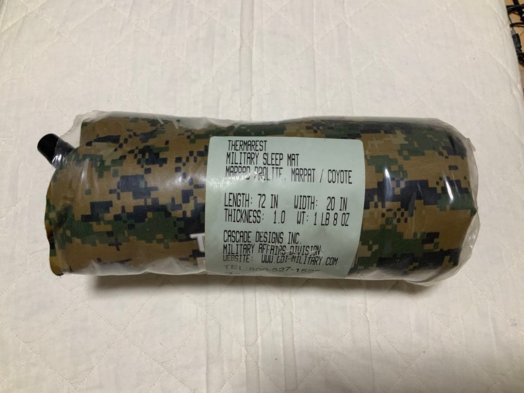 THERMREST MILITARY SLEEPMAT W/L MARPAT新品