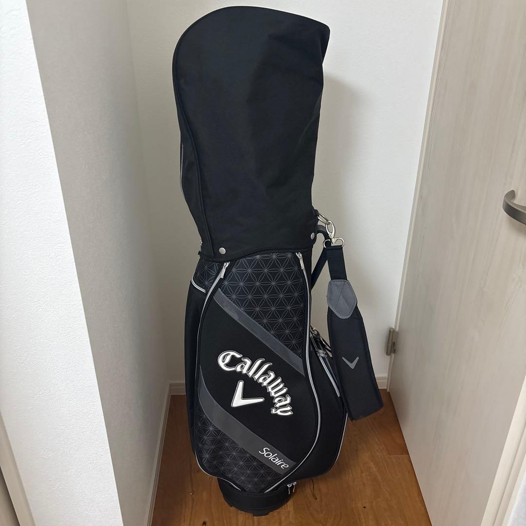 Callaway 黒 グレー レディース キャディバッグ ゴルフバッグのみ 美品