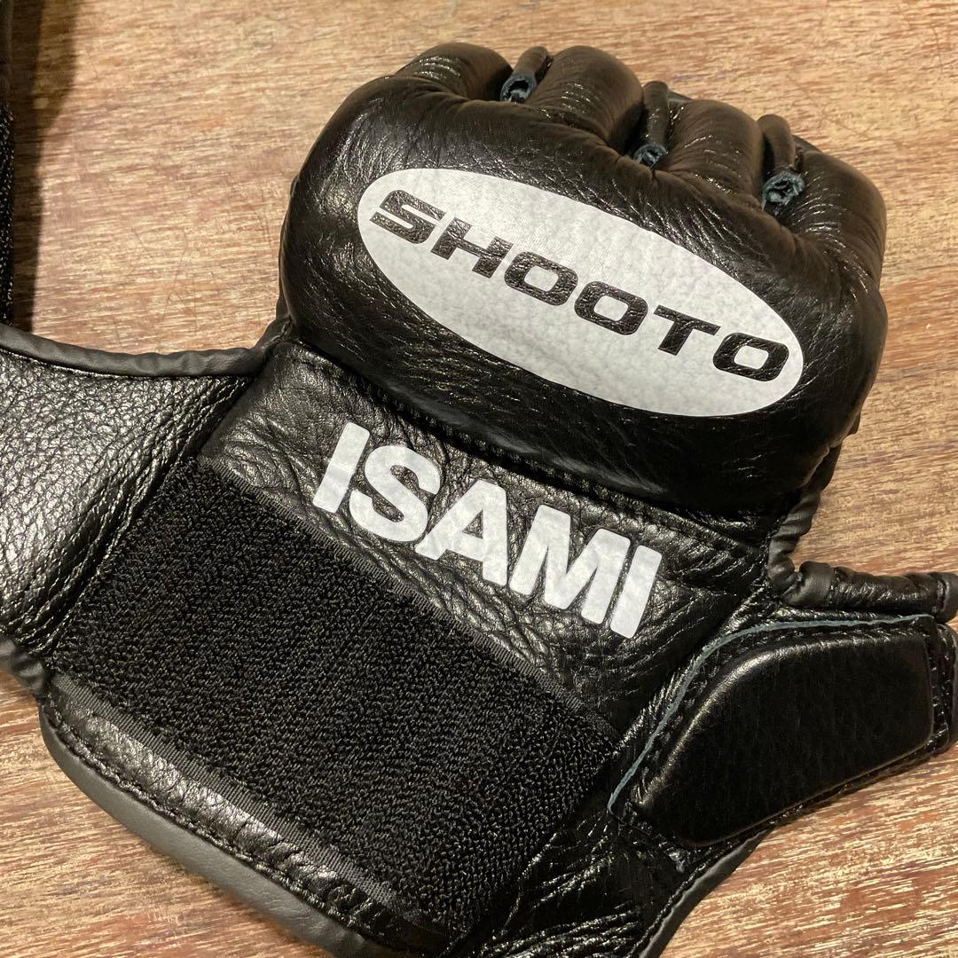 極美品！ISAMI イサミ SHOOTO 修斗 オープンフィンガー パウンド