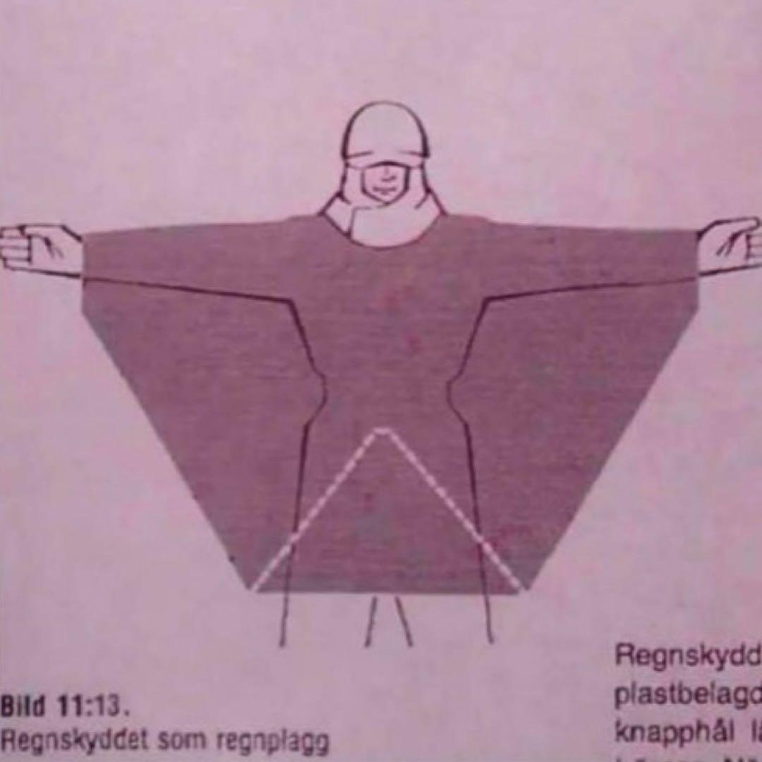 ◆ノルウェー郷土防衛隊 テント(ポンチョ)上物