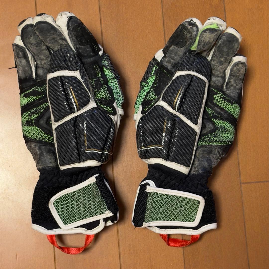 reusch スノーボードグローブ ブラック/グリーン ワールドカップレーシング