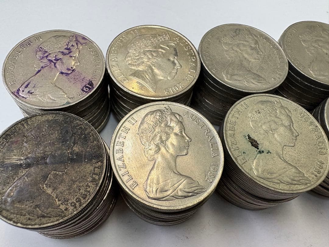 オーストラリア硬貨100ドル分