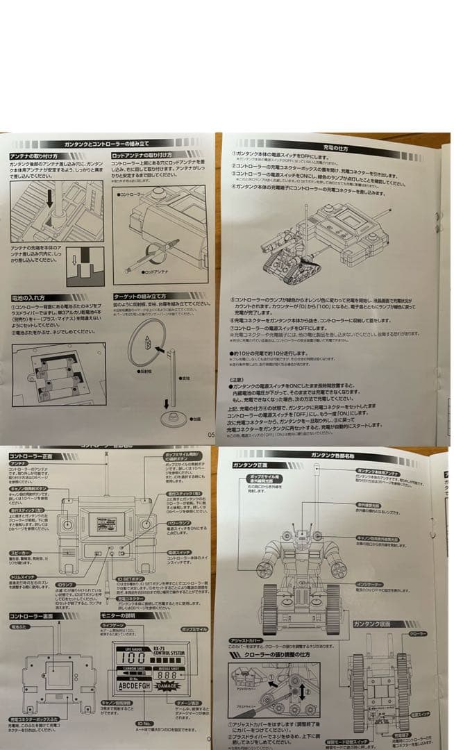 激レアDesert RC ガンタンク ガンダム ラジコン RX-75 バンダイ