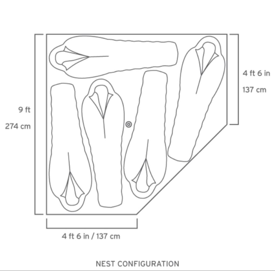 【美品】　廃盤　使用3回　希少　ゴーライト　シャングリラ5 ワンポールテント