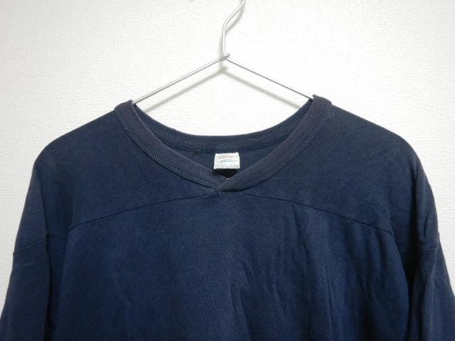 CHAMPION フットボールシャツ フットボールT 80S USA L 無地