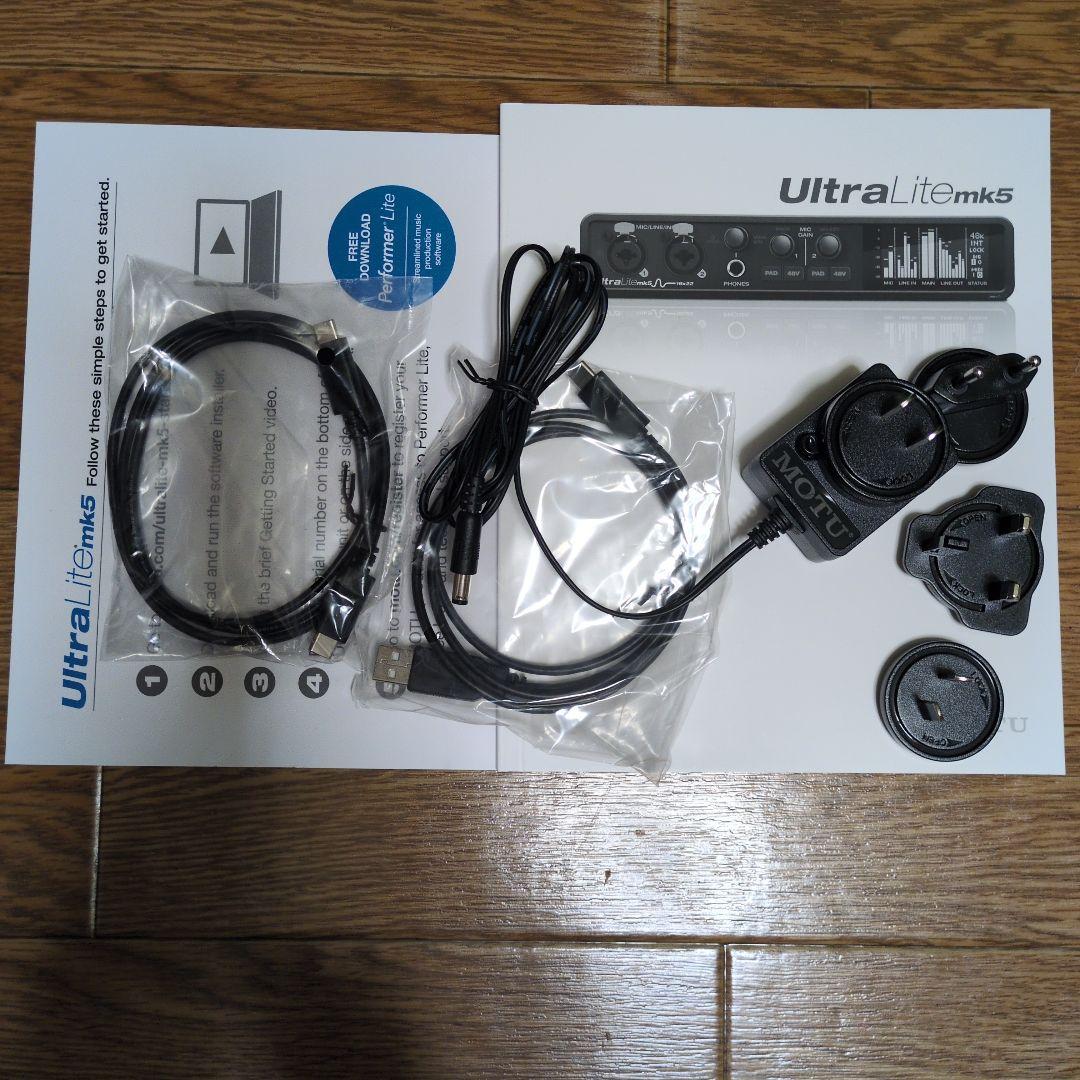 MOTU UltraLite mk5 USBオーディオインターフェイス