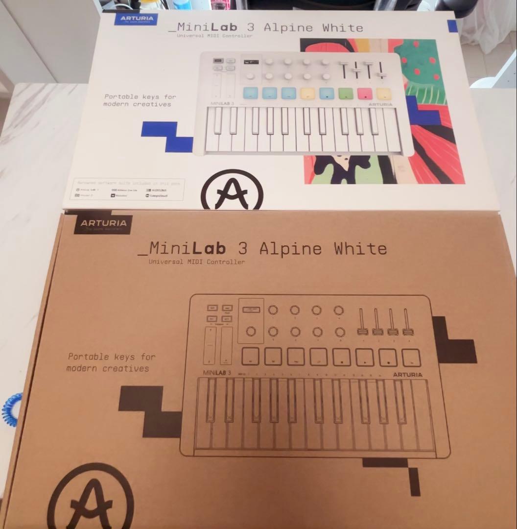 アートリア MiniLab3 Alpine White MIDIキーボード
