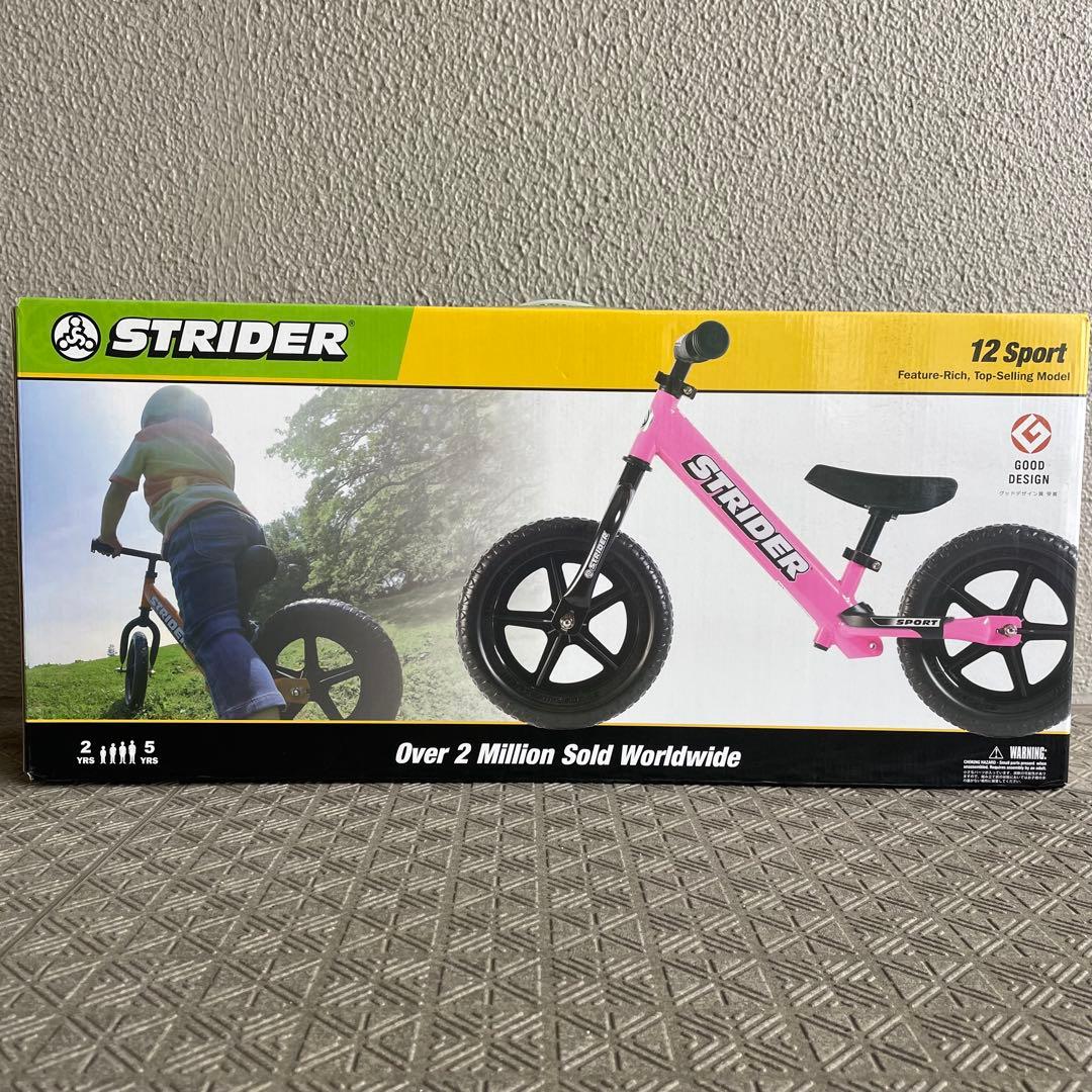 STRIDER SPORT　12インチ　ピンク　バランスバイク　ランバイク