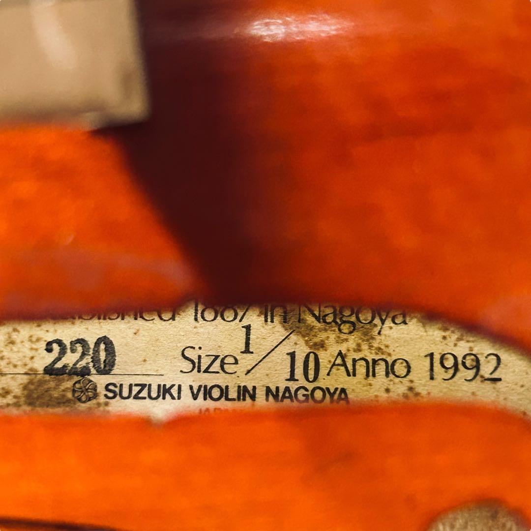 SUZUKI NO.220 1/10 分数 バイオリン Anno1992 スズキ