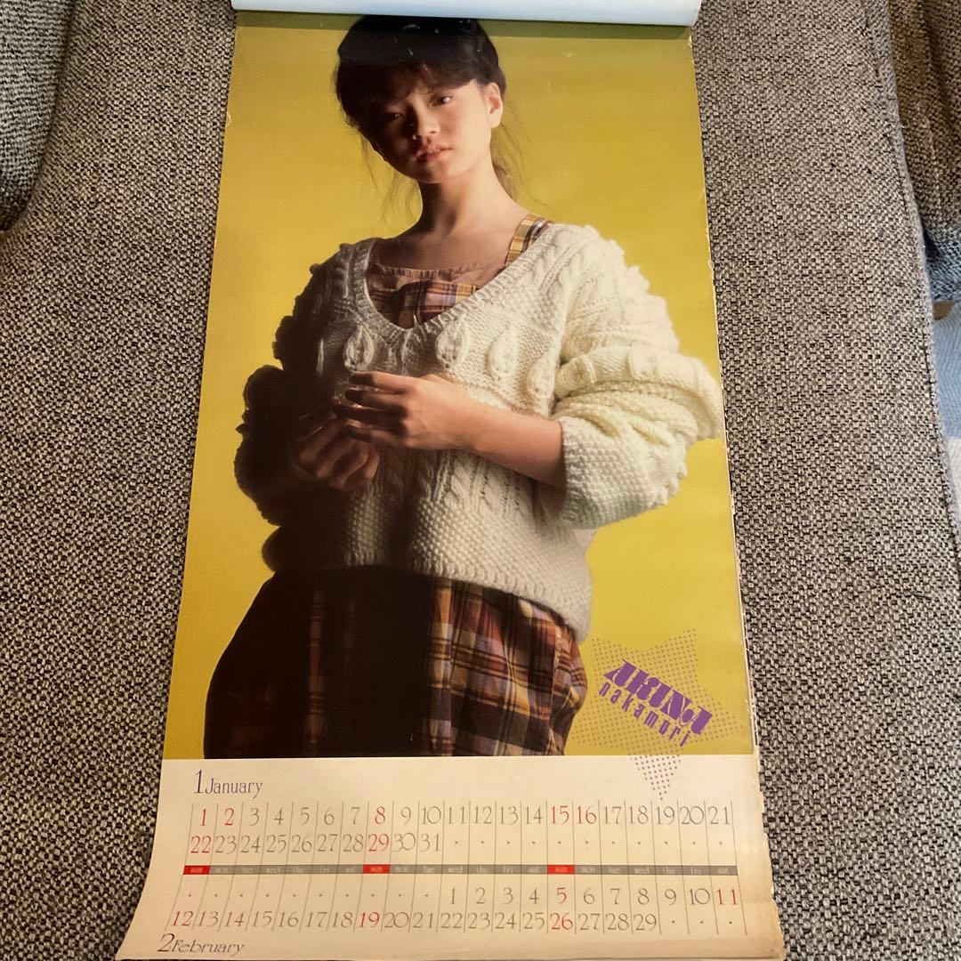 アイドルカレンダー　1984年　中森明菜　全7枚　希少