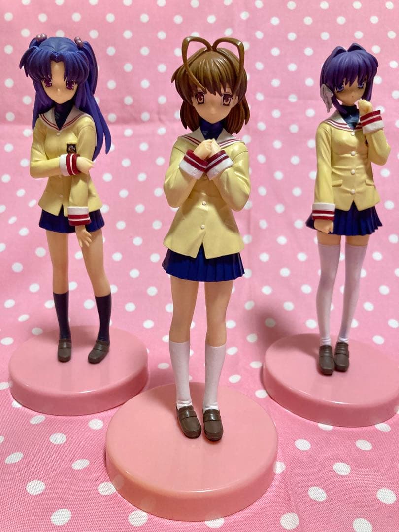 clannad　コレクションフィギュア　古河渚　一ノ瀬ことみ　藤林椋　3種セット