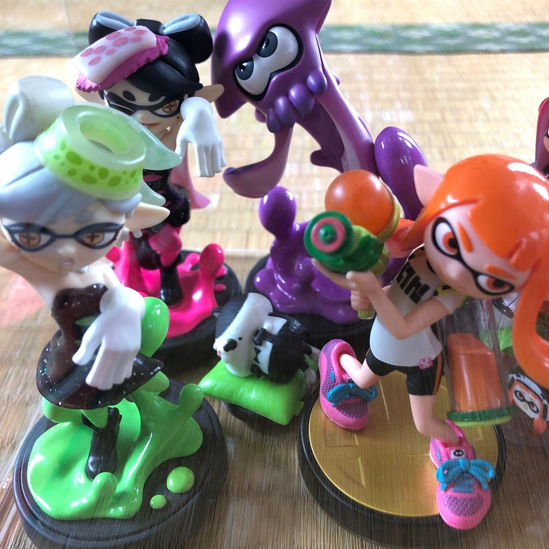 スプラトゥーン アミーボ9体＋ジオラマキット＋おまけ色々　スプラ箱付き！