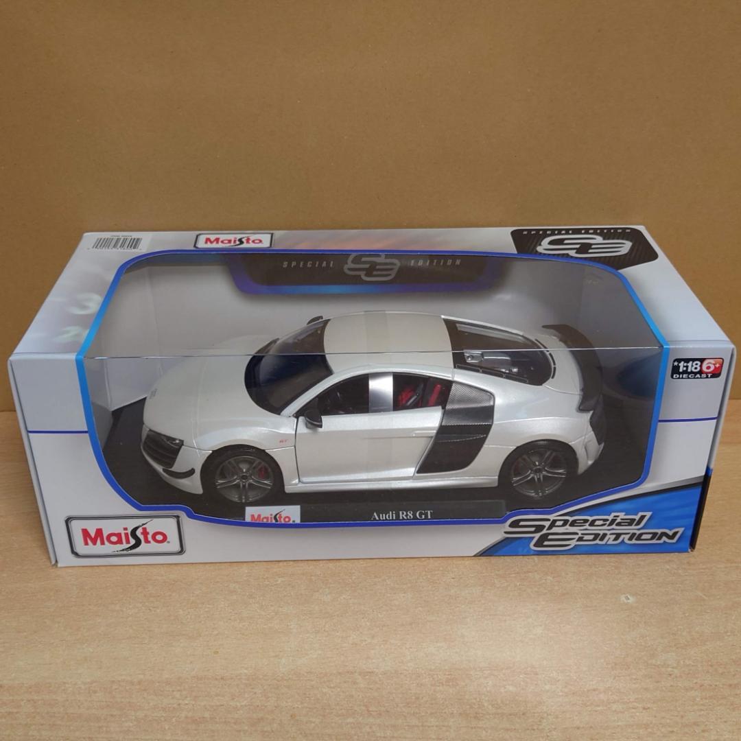 1/18 アウディ Audi R8 GT ホワイト マイスト製 ダイキャスト製